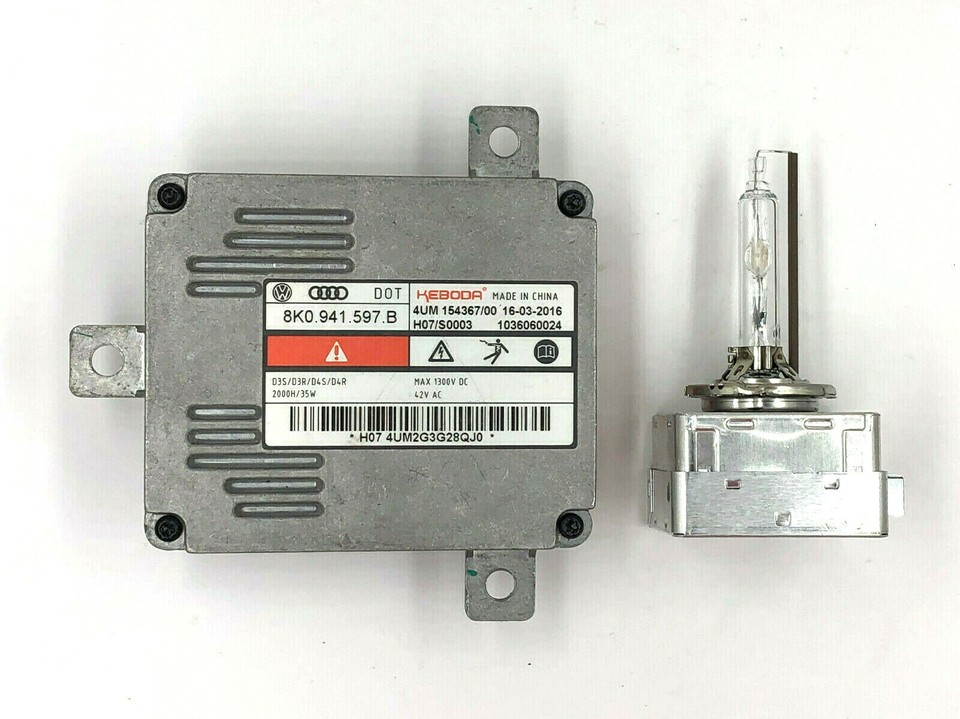 OEM Audi A1 A3 A4 A5 A6 A8 Q5 Q7 HID Xenon Headlight Ballast & D3S Bulb ...