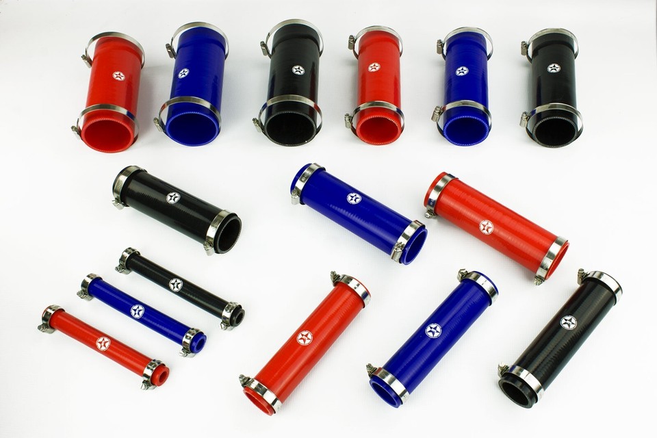 Stoney Racing Silicone Straight Hose +Clamps Length 7cm/20cm Coupler ...