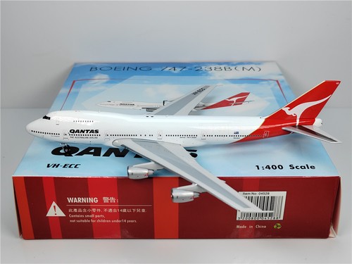 1:400 Phoenix QANTAS BOEING B747-200 Airplane Diecast Aircraft Plane ...