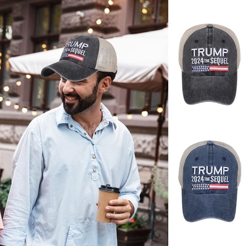 Trump 2024 Hat Cowboy Hat Trump Cap Breathable Sports Baseball Caps ...
