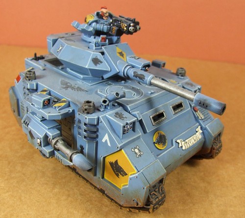 Warhammer 40K - Space Wolves Predator - plastic - painted Lot 2 (BT ...