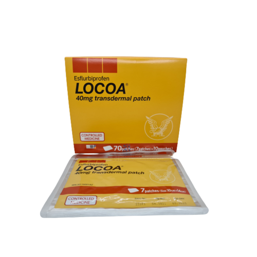 1 X LOCOA 40MG TRANSDERMAL APPLICATION (7 PCS) OSTEOARTHRITIS JOINT ...