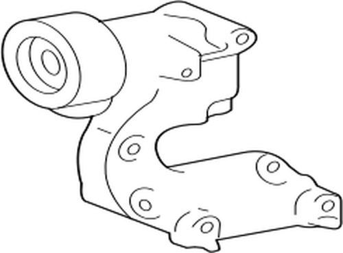 16620-31031 Toyota Tensioner assy, v-ribbed belt 1662031031, New ...