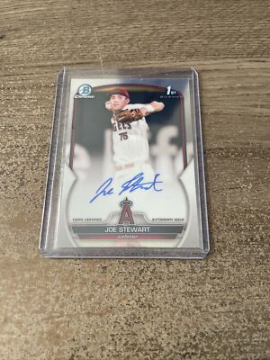 2023 Bowman Chrome Joe Stewart CPA-JST 1st Base Prospect Auto Angels | eBay
