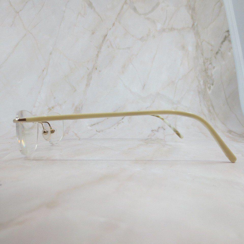 Naturally Rimless Eyeglasses Frame NR-367 Women's Gold Medal Rimless 50 ...