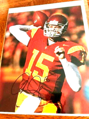 Aaron Corp USC Trojans QB Autographed 8x10 Photo COA | eBay
