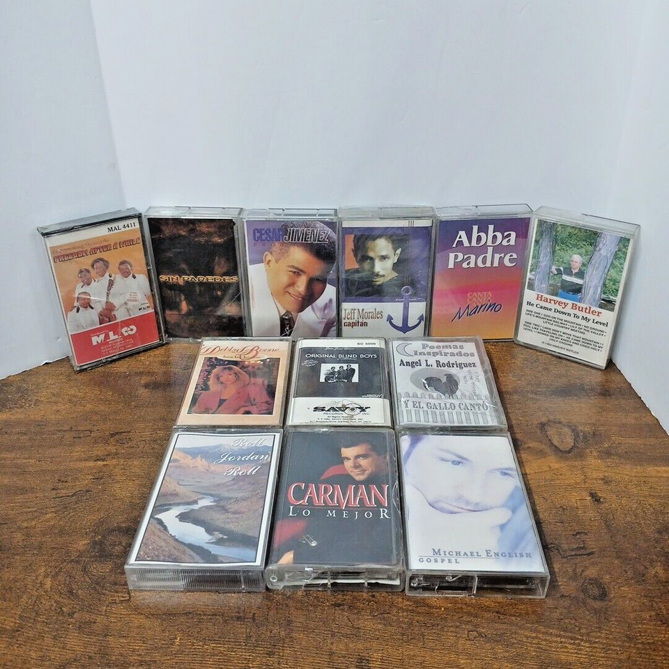 Lot of 12 Vintage Christian Music Cassette Tapes, Spanish & English | eBay