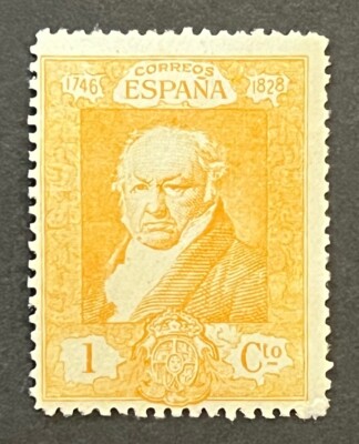 Travelstamps: 1930 Spain Stamps Scott #386 - 1c Goya Mint MOGH | eBay