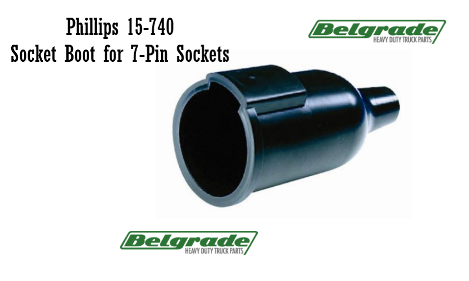 Phillips 15-740 Socket Boot for 7-Pin Sockets & Phillips Dual Pole ...