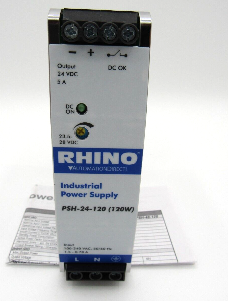 Rhino Power Supply 24 Volt Rhino PSM24 360S (360W) Industrial Power