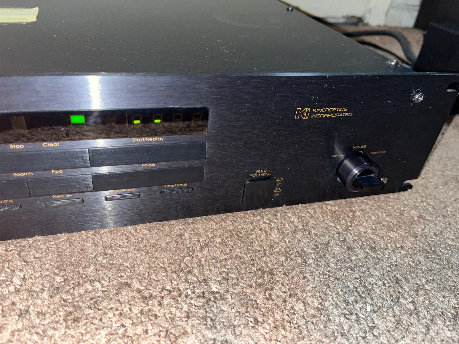 Kinergetics Kcd-20 Disc Player /Powers On/for Parts Or Repair W/remote ...