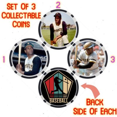ROBERTO CLEMENTE - LEGENDARY BASEBALL PLAYER - COLLECTABLE COIN SET | eBay