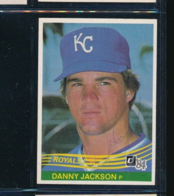 1984 Donruss #461 Danny Jackson Rookie RC Royals Signed Autograph (GP50 ...