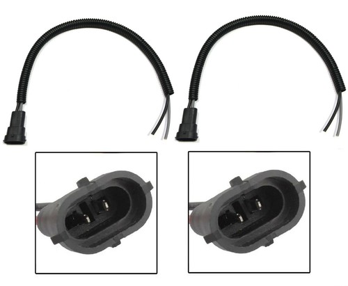Wire Pigtail Male Extension H11 Two Harness Headlight High Bulb ...