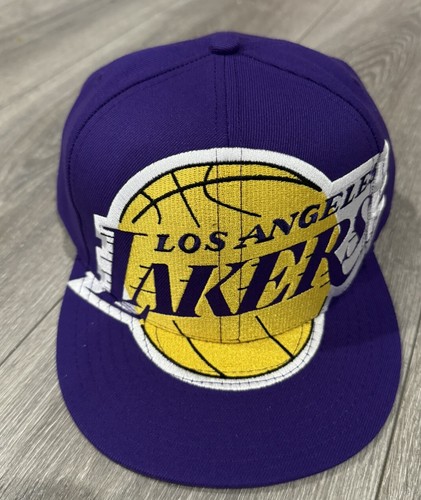 Los Angeles Lakers Mitchell & Ness Liberty Fit SnapBack Adjustable Hat ...