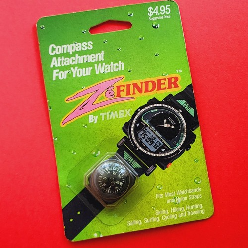 Timex Zulu Watch Band Compass Attachment 1989 Rare Ze Finder NOS | eBay