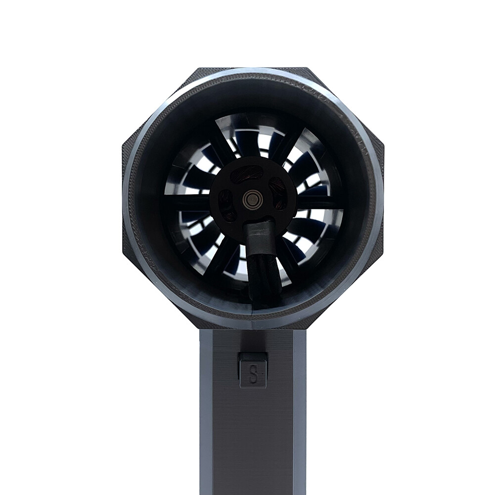 2000W Ducted Jet Fan 70mm Brushless Motor Dust Blower Computer Keyboard ...