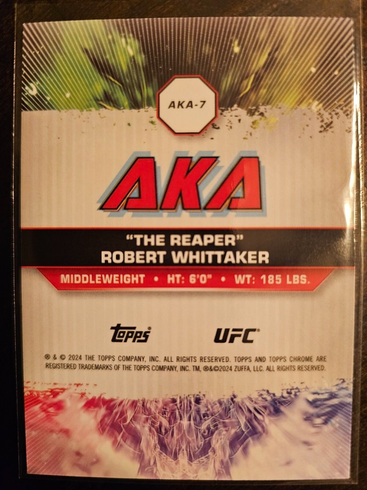 2023-24 Topps Chrome Robert Whittaker AKA #AKA-7 | eBay