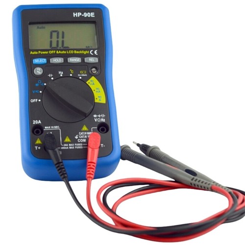 Versatile Digital Multimeter with Auto Ranges & Backlight Display ...