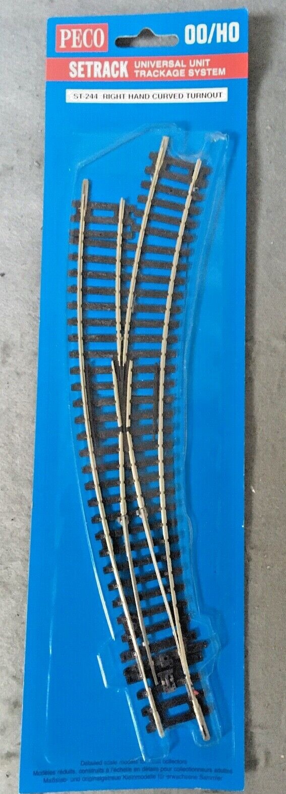 Peco 00 Gauge Setrack Code 100 Insulfrog Points & Crossings - choose ...