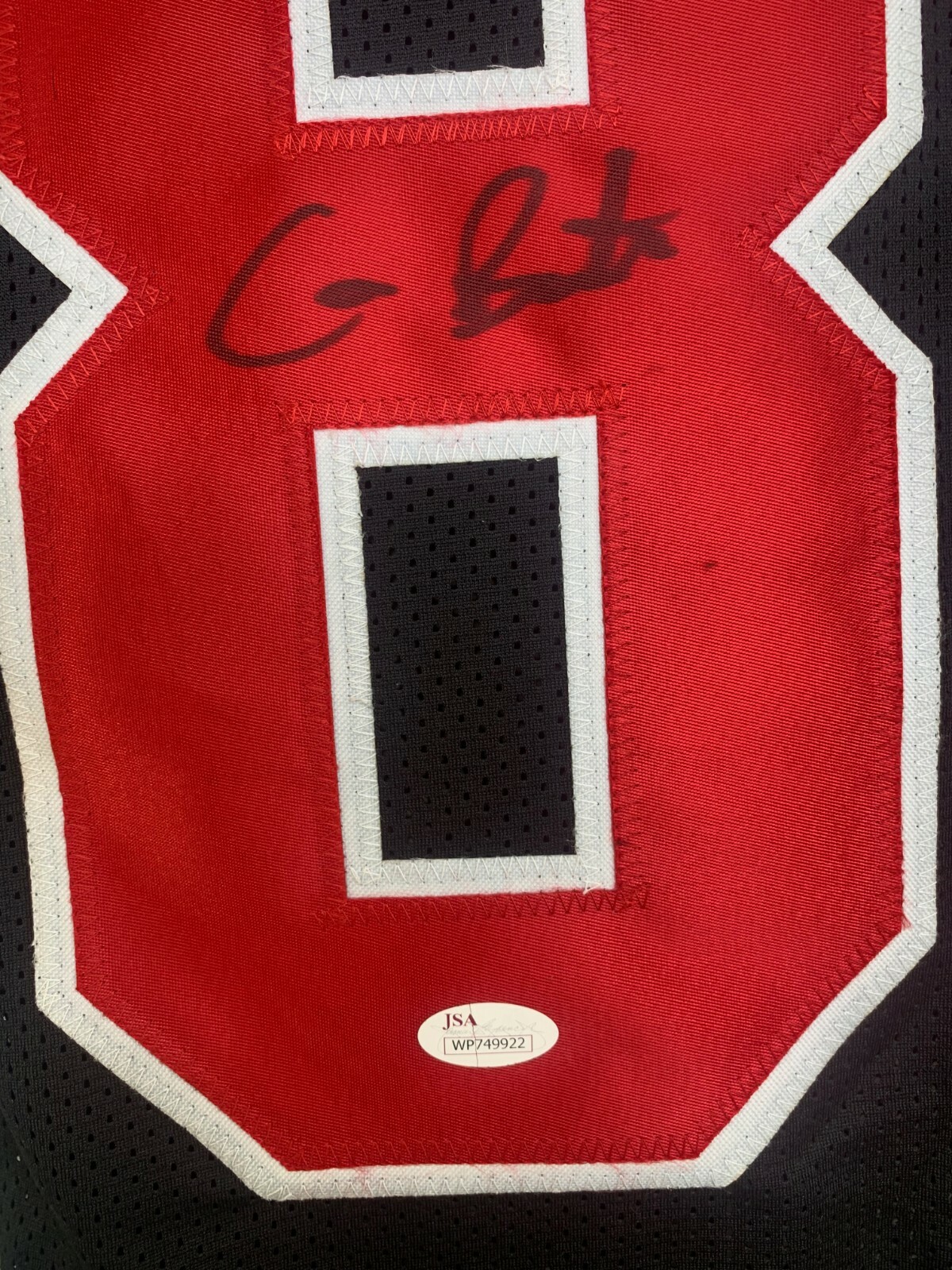 Cameron Brate autographed signed jersey NCAA Harvard Crimson JSA ...