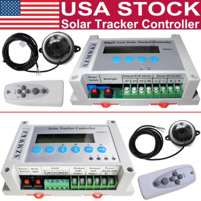 DC 12V 24V Solar Tracker Controller for Single/Dual Axis Solar Sunlight ...