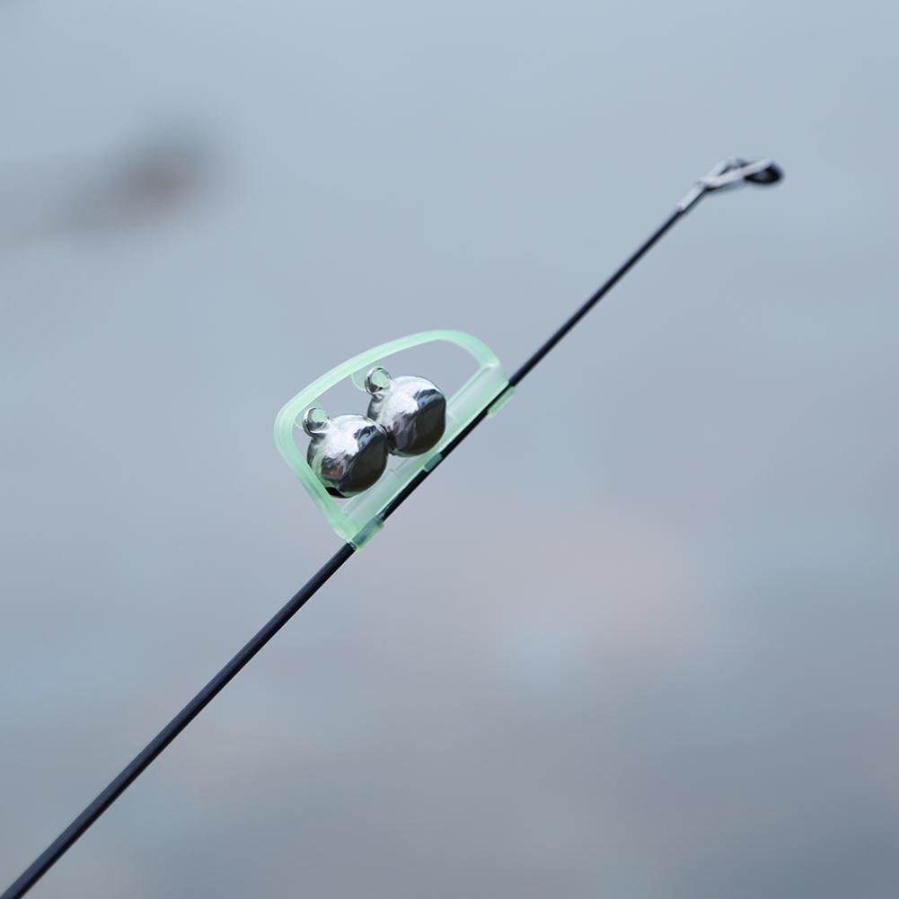 3pcs Luminous Sea Pole Double Bell Fish Bite Alarm Bow Bell Fishing ...