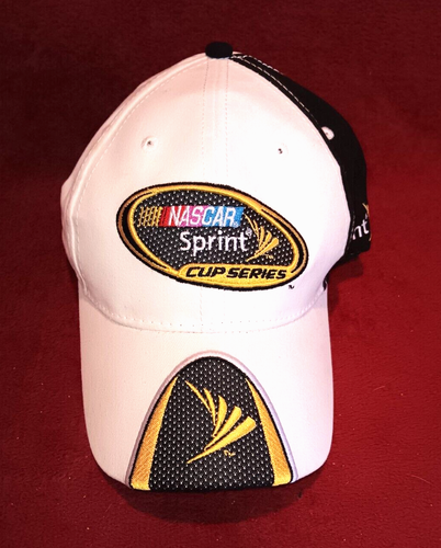 Nascar Sprint Cup Series Baseball Hat White Black Gold Read | eBay