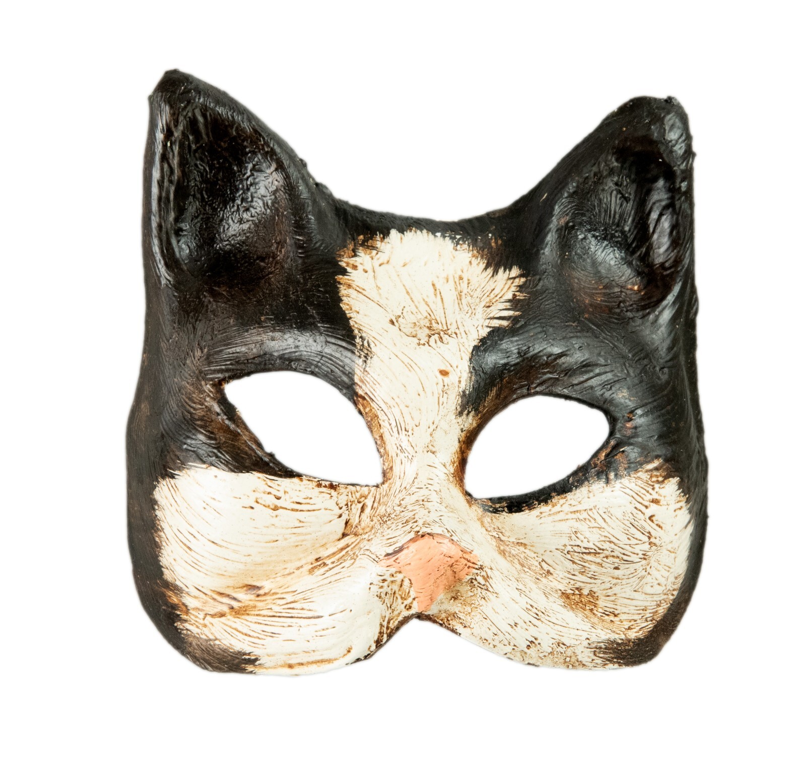 Mask from Venice Cat Bobtail Black Miniature IN Paper Mache ...