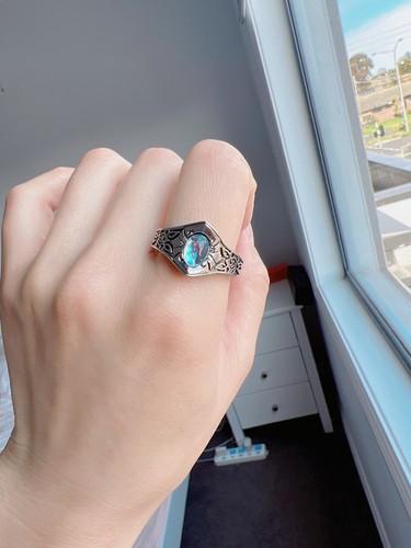 Fashion S925 Ring For Men, Size 10, 20mm Diameter | eBay Australia