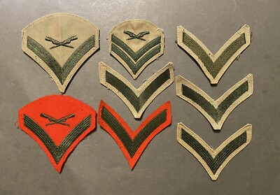 USMC Marines Chevron Rank Insignia Lot | eBay