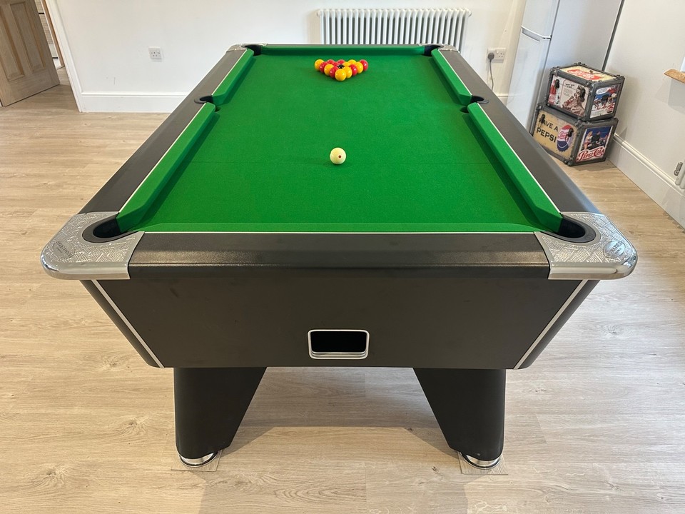 7ft Signature pool table with coin mechanism | eBay UK