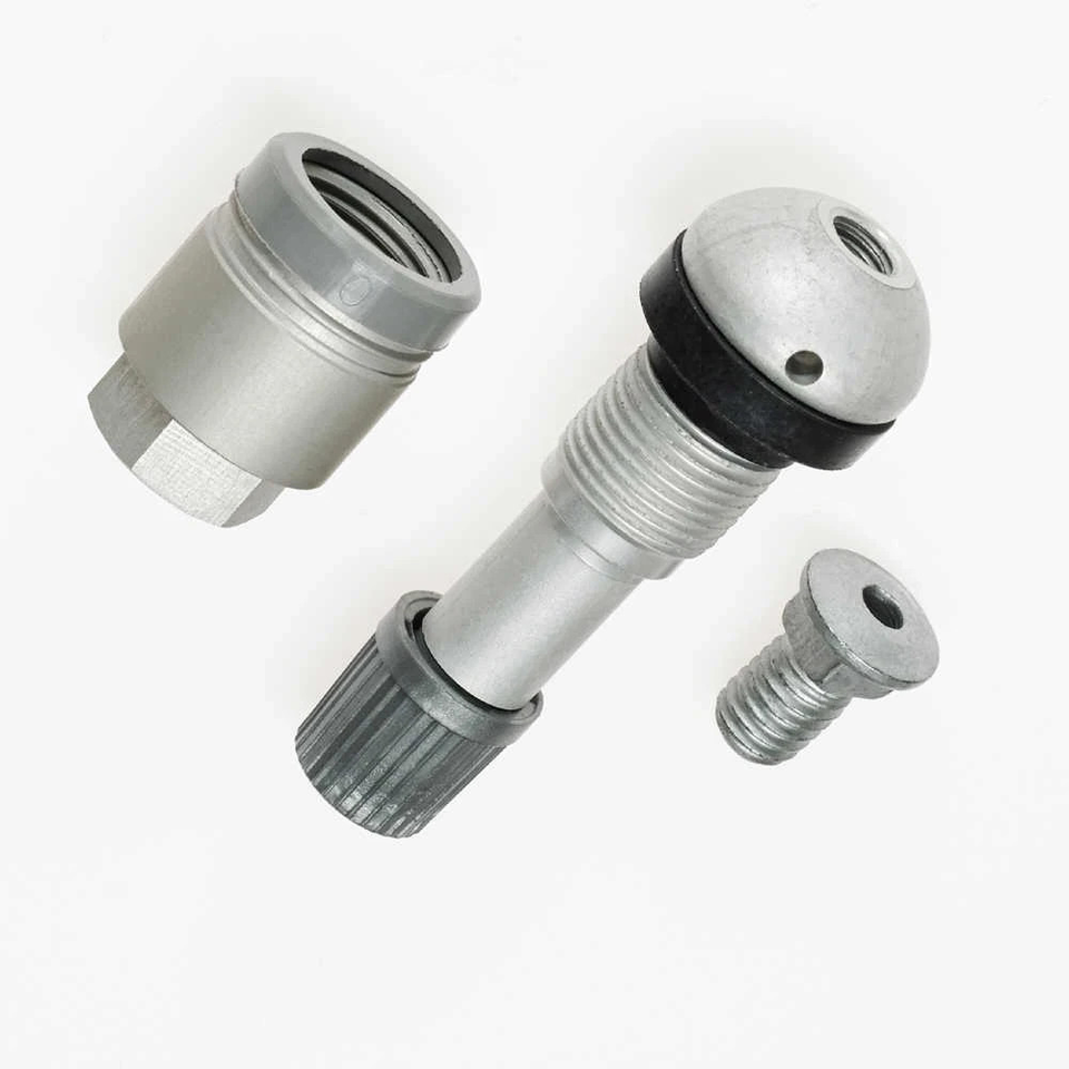 TPMS Sensor Service Kit RDV021 Flexible Angle Metal Valve 43mm Silver ...