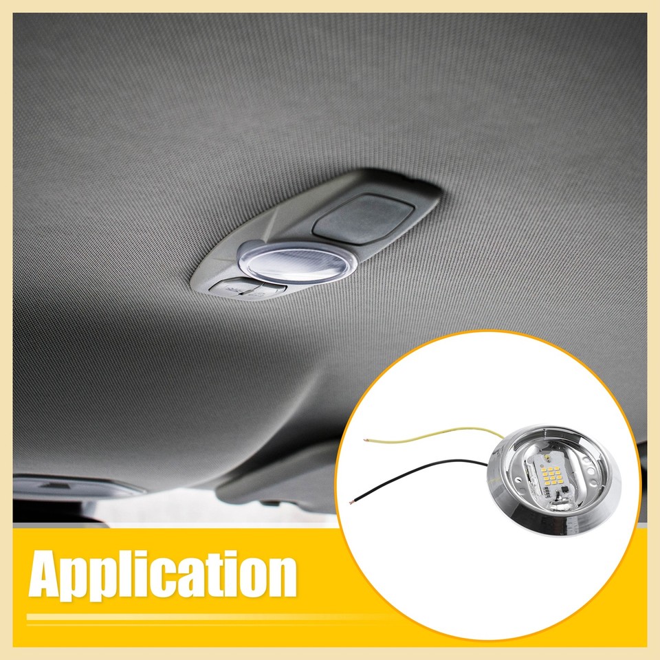 12V Car Reading Light LED Roof Round Dome Light Lamp Set for Pontiac | eBay