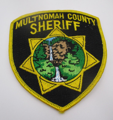 Multnomah County Sheriff Department Oregon OR Shoulder Patch | eBay