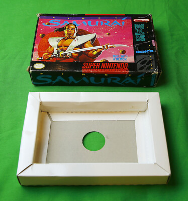 First Samurai • Super Nintendo System/Console SNES • 1993 Kemco *Box ...