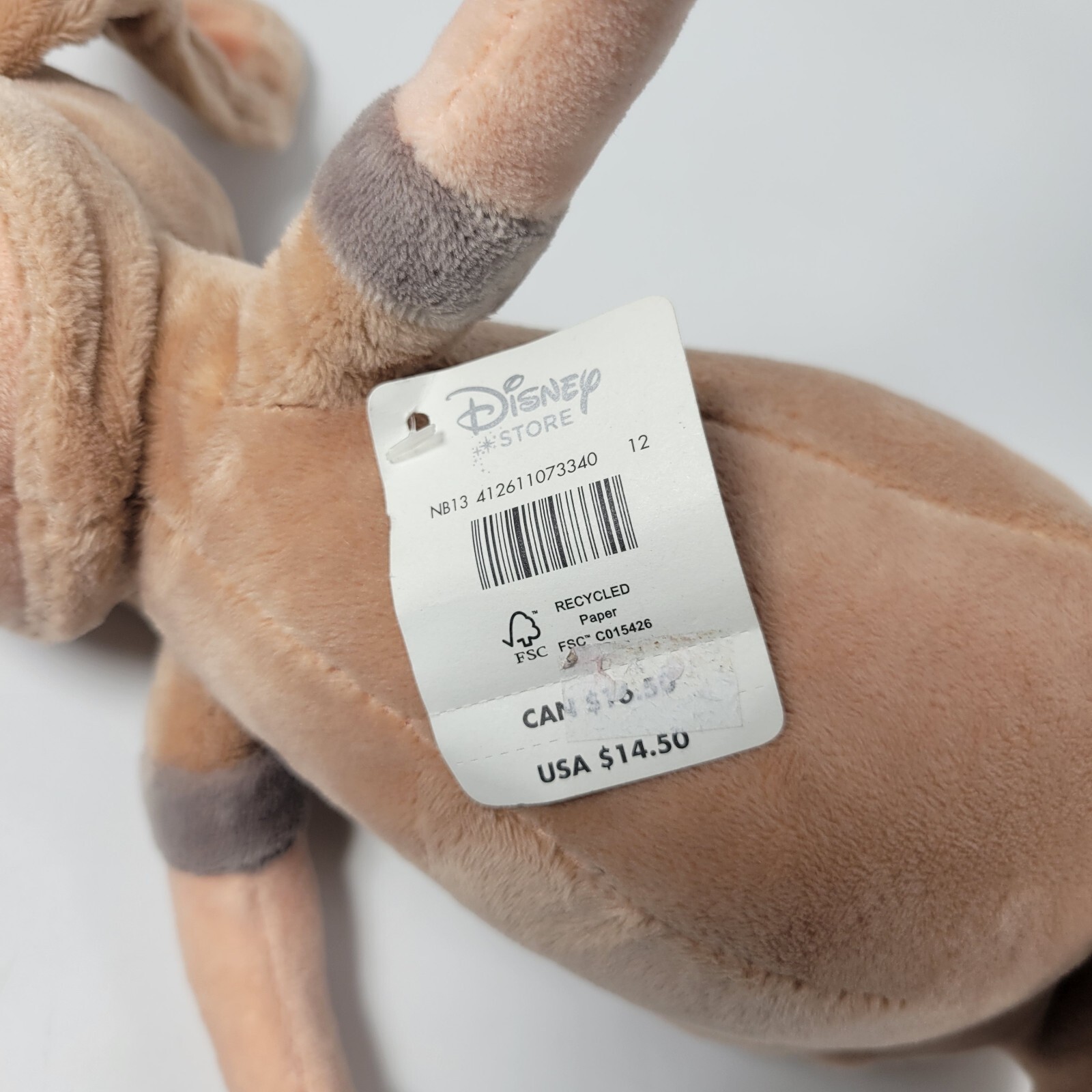 Disney Store Peter Pan Nibs 15" Plush Doll The Lost Boys Rabbit Thomas ...