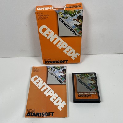 🔥Centipede by AtariSoft (Colecovision, 1983) CIB - Complete In Box W ...
