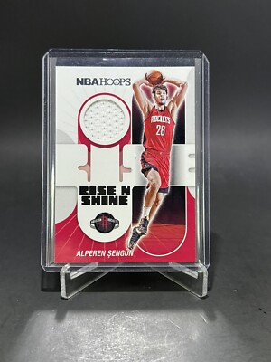 2021-22 Hoops Rise N Shine Memorabilia Alperen Sengun Houston Rockets ...