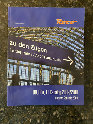 Roco Model Railroad Train Catalog 2009 /2010 Scales HO, HOe, TT | eBay