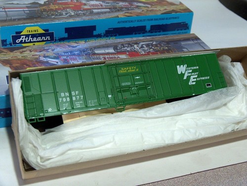 HO Athearn BN Burlington WFE Western Fruit 57' Reefer 798877 kit 5473 NIB | eBay