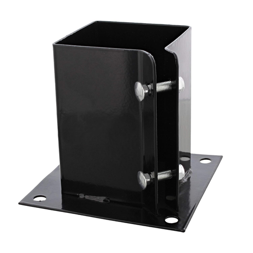 No Dig 4X4 Post Anchor Square Bracket 1Pk - Bolt down Post Base Wood ...