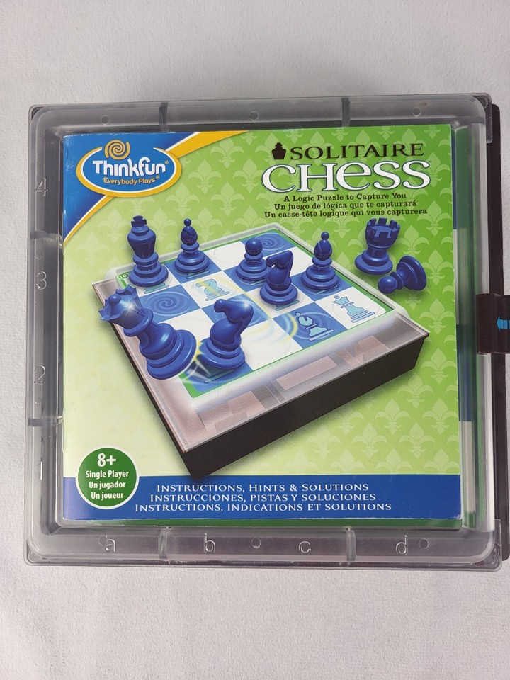 Thinkfun Solitaire Chess Logic Puzzle Game 60 Challenges | eBay