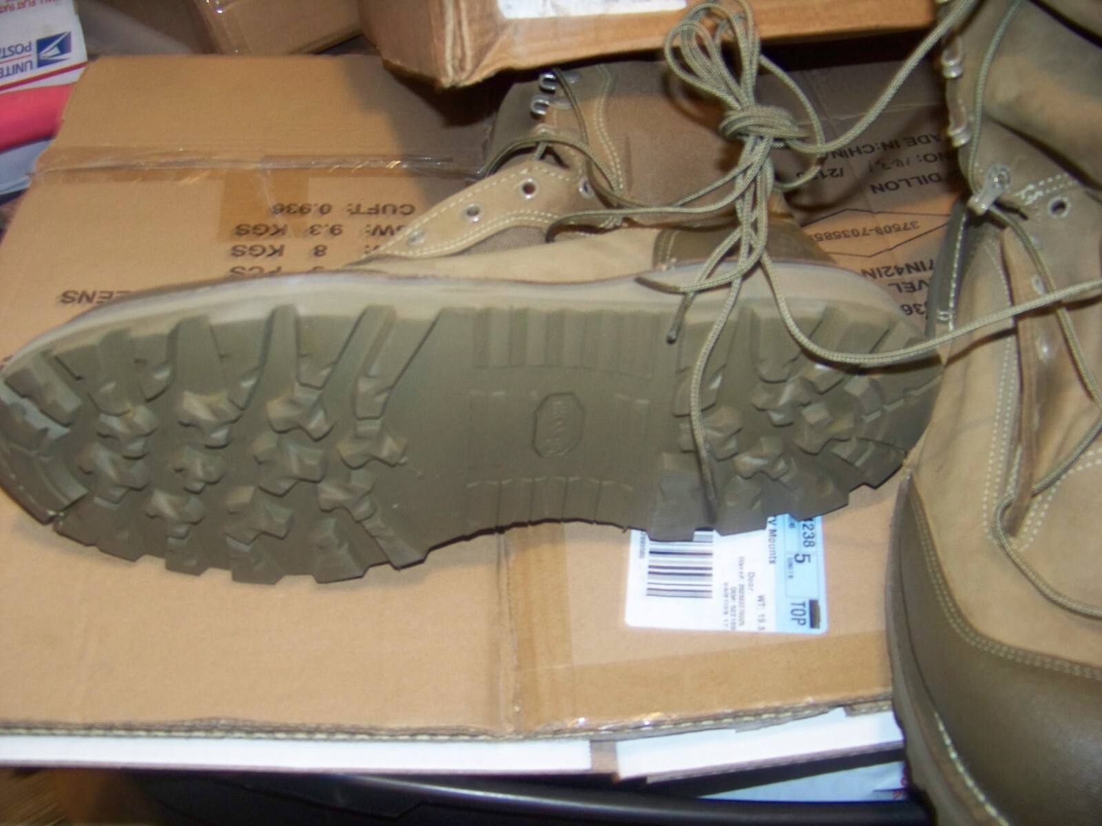 NEW USMC Bates Men's 29502F Hot Weather Desert Tan Rat Military Boots ...