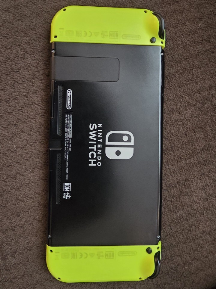 Nintendo Switch (Original) Handheld Console - 32GB - Yellow Joy-Con ...