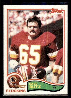 1982 Topps Dave Butz #511 Washington Redskins | eBay