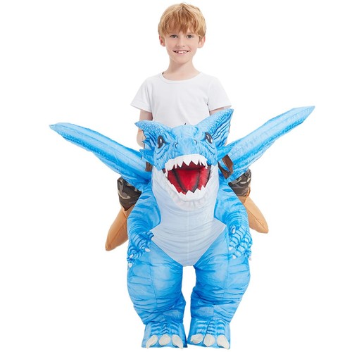 Inflatable Dinosaur Costume Kids Halloween Blow up Costumes for Boys ...