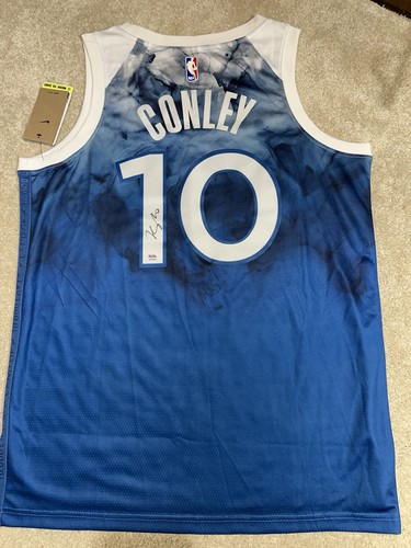 Mike Conley Signed Autographed Minnesota Timberwolves Jersey PSA COA ...