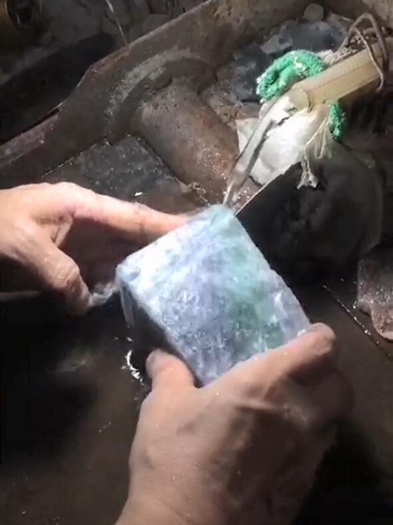 8" inch SINTERED Diamond Lapidary Saws Blade Gem Saw Rock Slab Trim ...