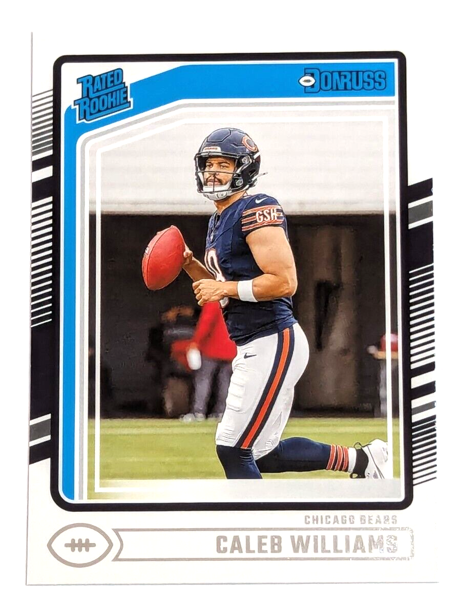 2024 Donruss CALEB WILLIAMS Base Rated Rookie CHICAGO BEARS #327 | eBay